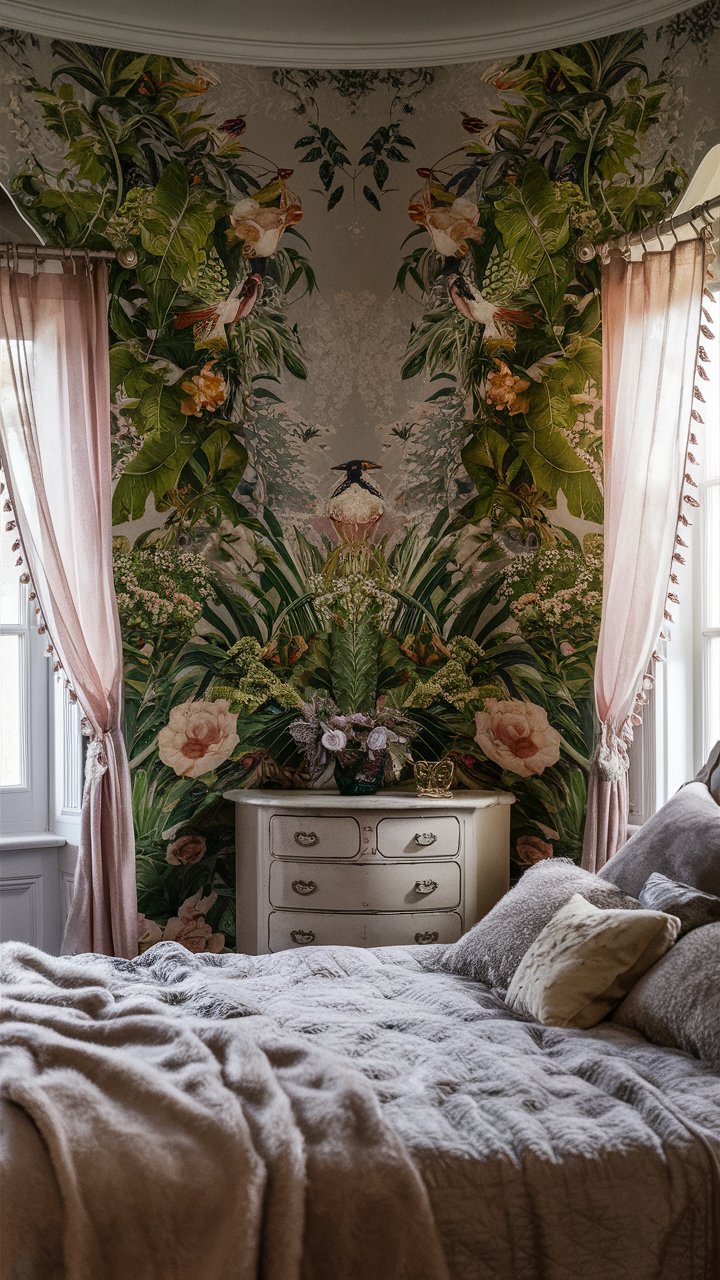 Miegamojo Interjeras: Tapetai, Kurie Suteiks Jūsų Ervei Unikalumo